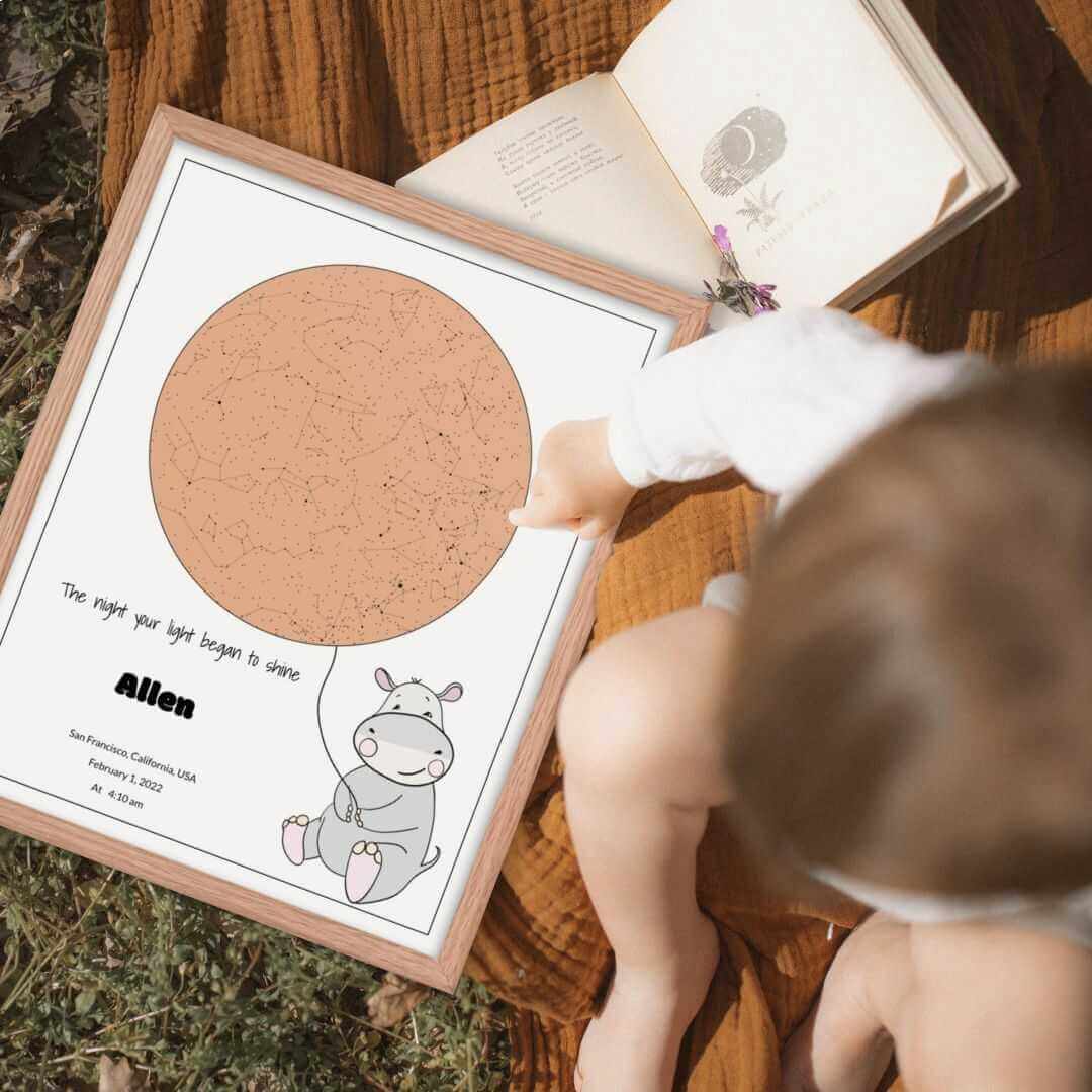 Baby Star Maps | Personalized Newborn Gifts – Uniqa Gifts